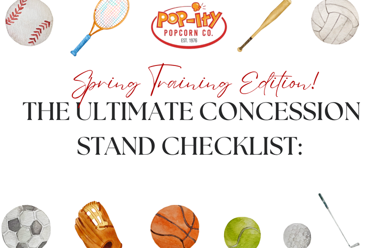 The Ultimate Concession Stand Checklist: Spring Training Edition ...